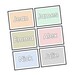 Printable Calm Color Student Name Labels, Editable Name Tags, Center ...