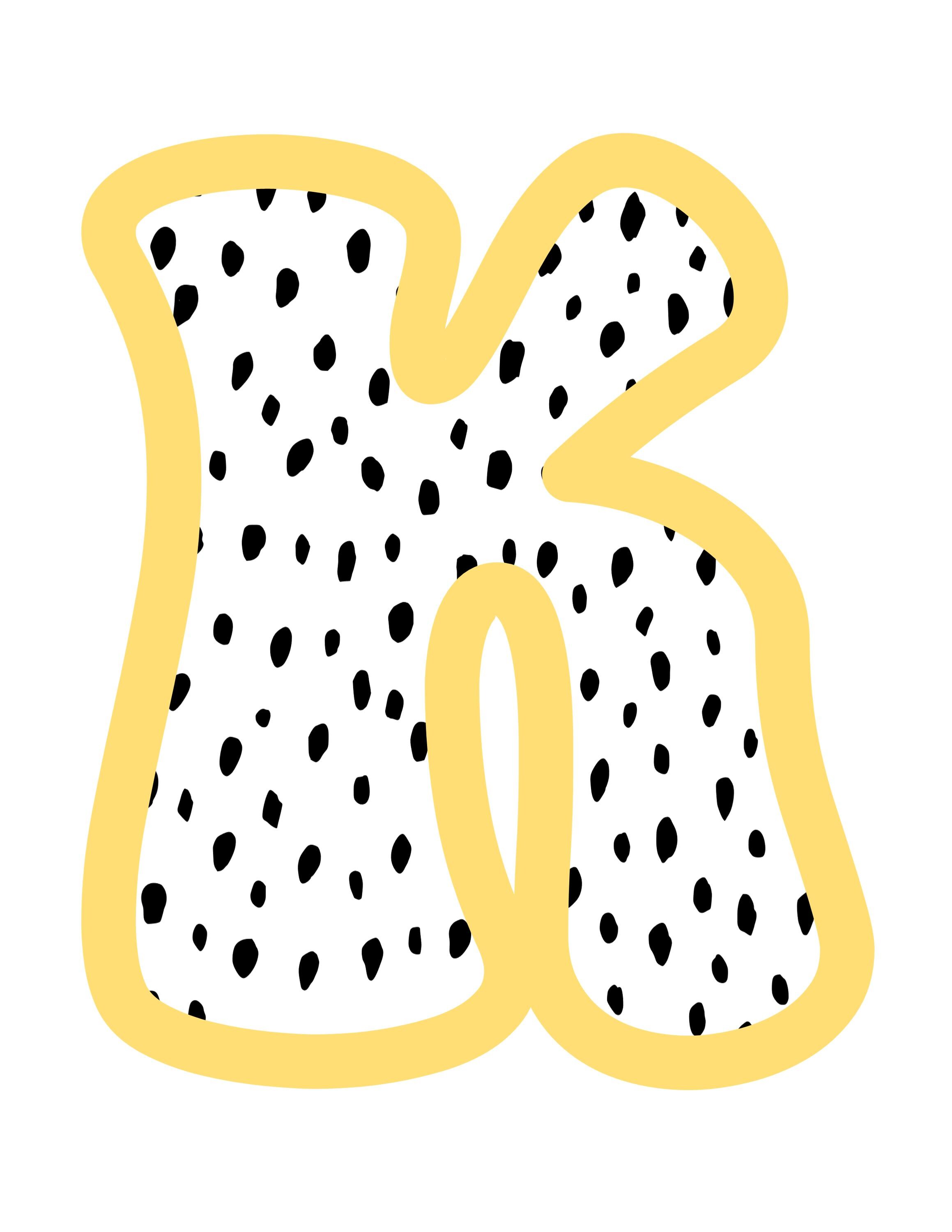 Printable Bulletin Board Letters, Editable Large Alphabet Letters ...