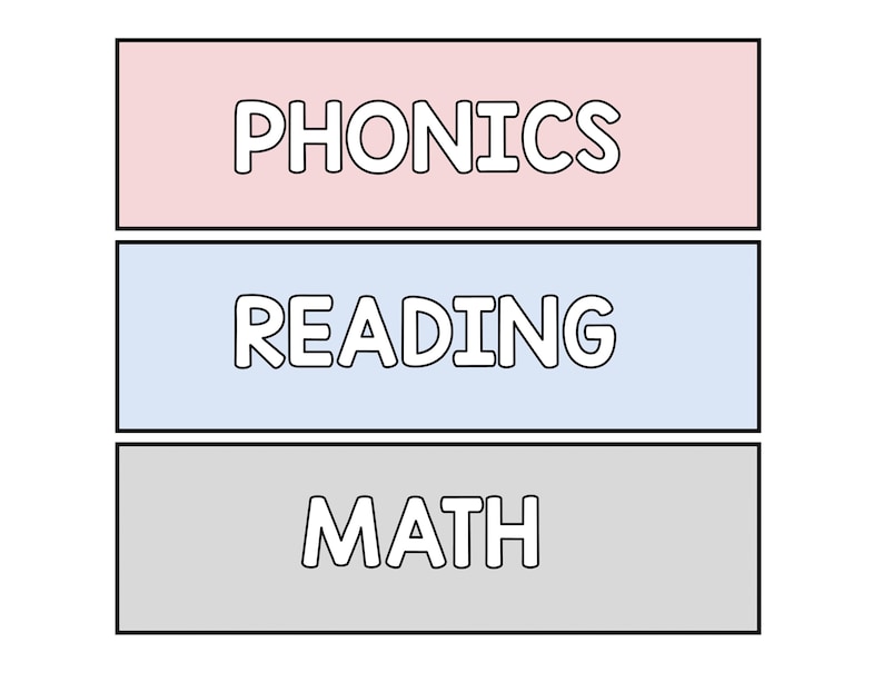 Modern Classroom Schedule Cards, Calm Colors, Editable Labels (PDF ...