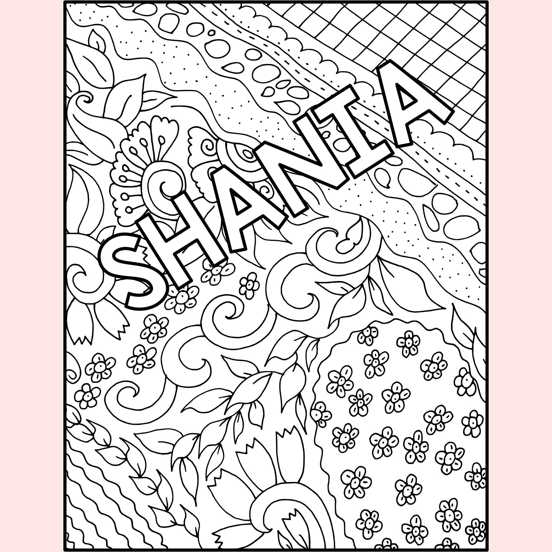 Personal Name Coloring Worksheets, Coloring Activity, Coloring Pages ...