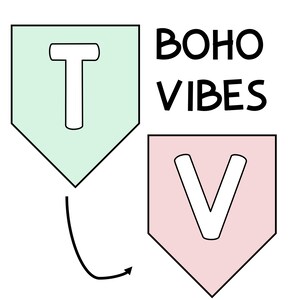 Printable Calm Colors Alphabet Bunting Banners, Editable Bunting Banner ...