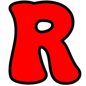 Red Bulletin Board Letters, Editable Large Alphabet Letters Wall ...