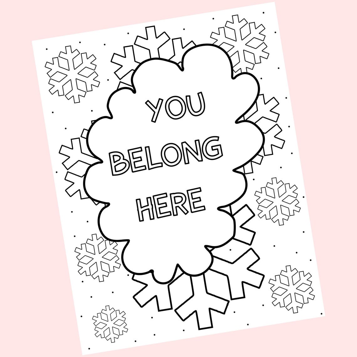 Printable Growth Mindset Coloring Pages, Editable Motivational Coloring ...