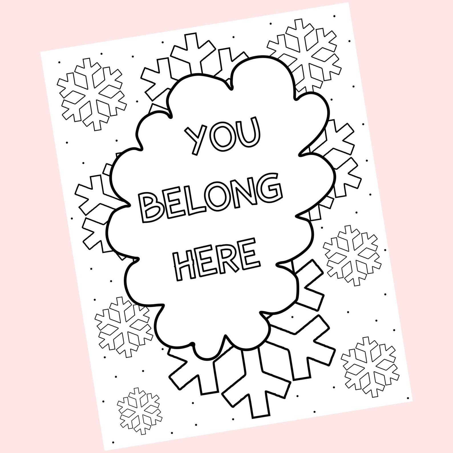 Printable Growth Mindset Coloring Pages, Editable Motivational Coloring ...