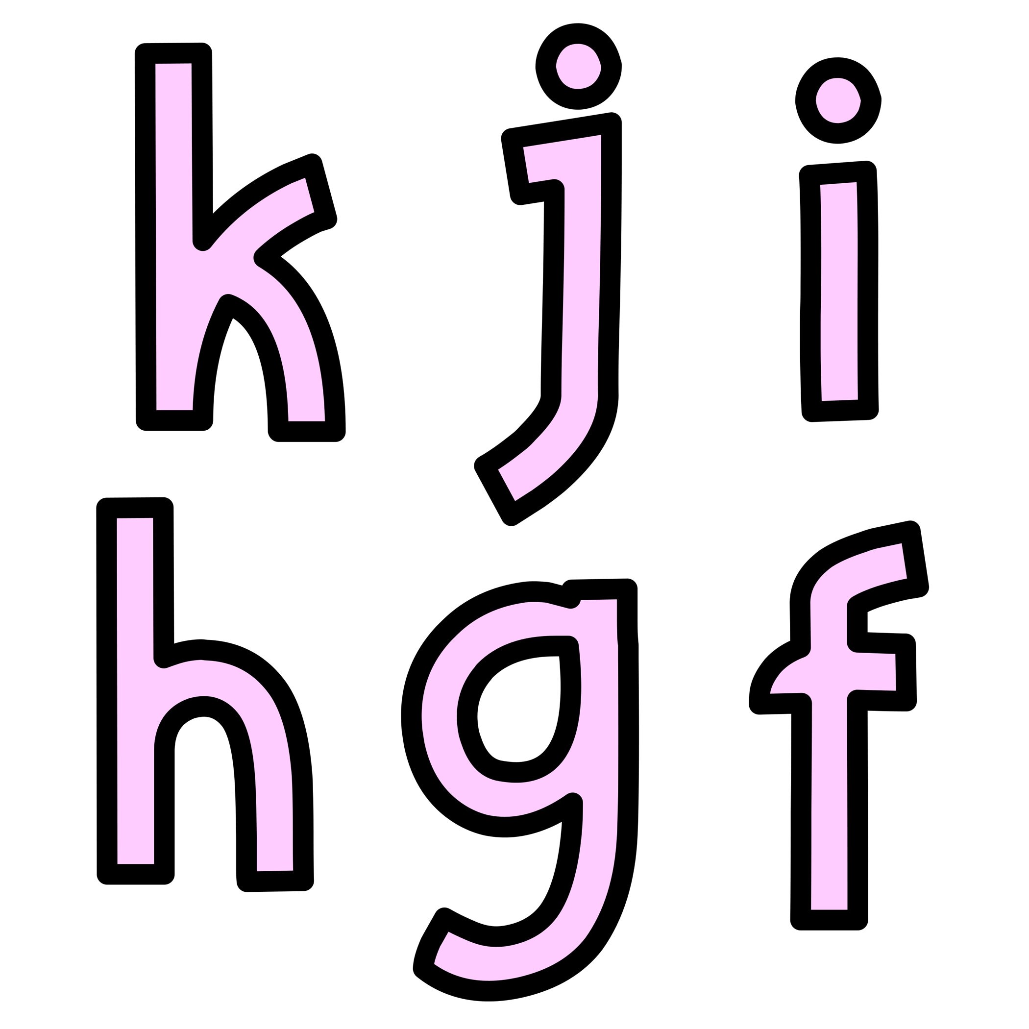 Printable Pink Bulletin Board Large Alphabet Letters, Alphabet Letters ...