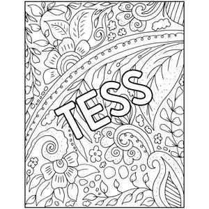 Printable Personalized Name Coloring Worksheets, Custom Name Coloring ...
