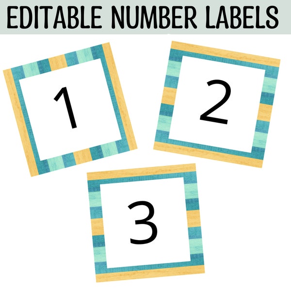 Number Poster - Etsy