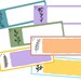 Printable Classroom Labels, Student Name Cards, Bright Name Labels ...