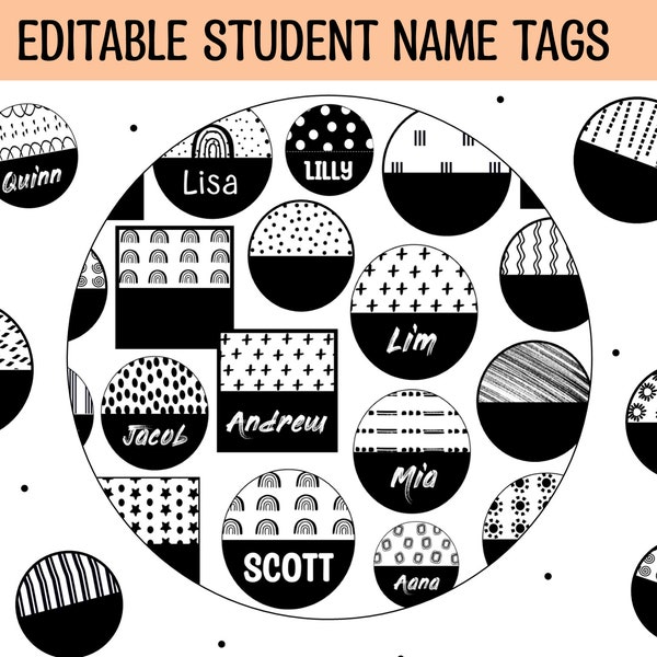 Black White Abstract - Etsy