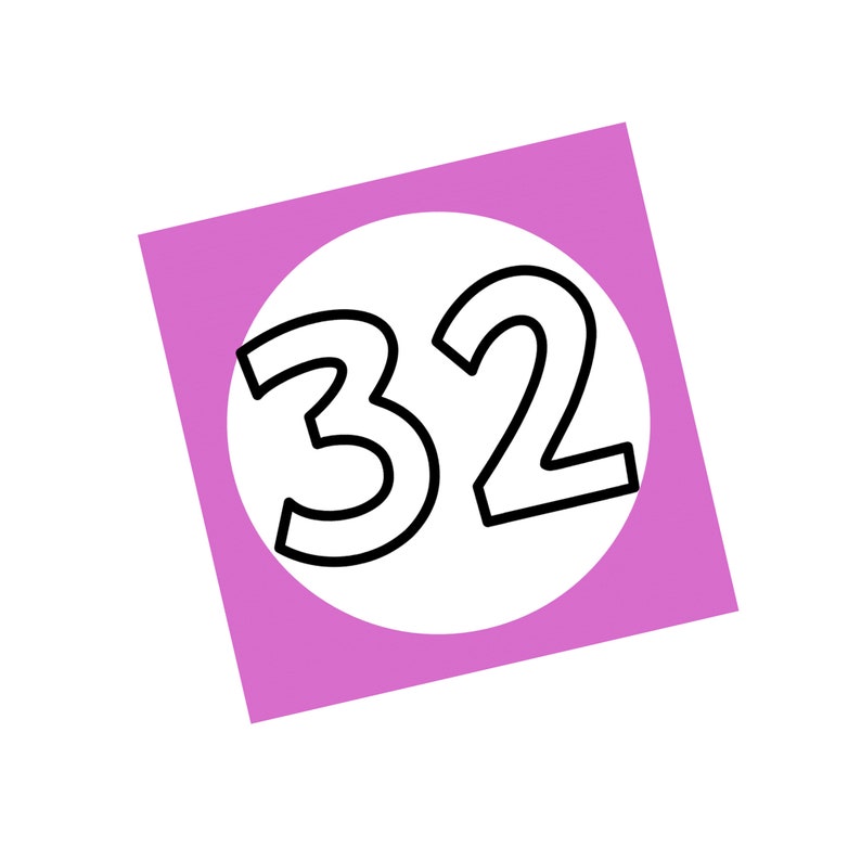 Printable Bright, Colorful Number Labels, Classroom Calendar Number ...