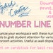 Printable Boho Neutral Large Number Line, Large Number Line Wall ...