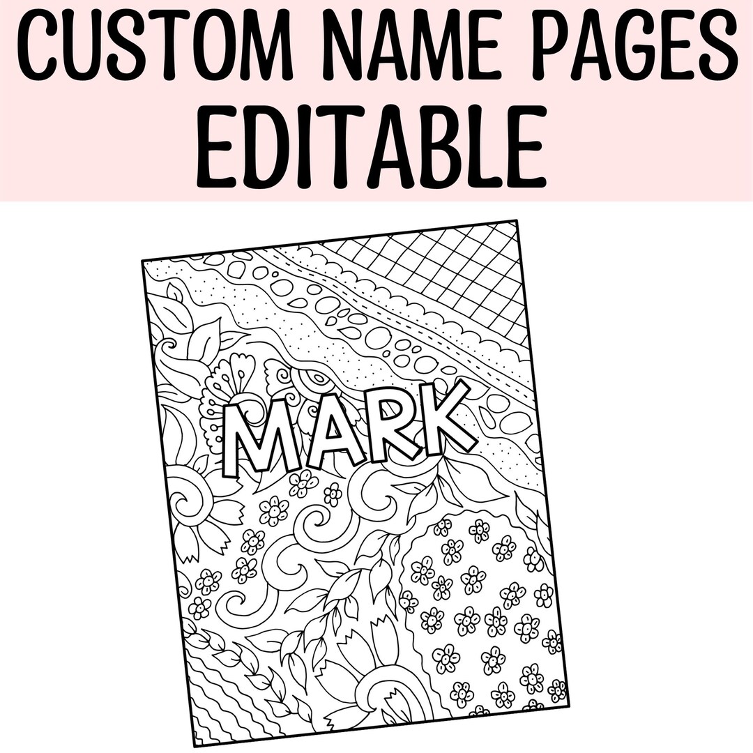 Printable Custom Name Coloring Pages, Coloring Worksheets for Kids ...
