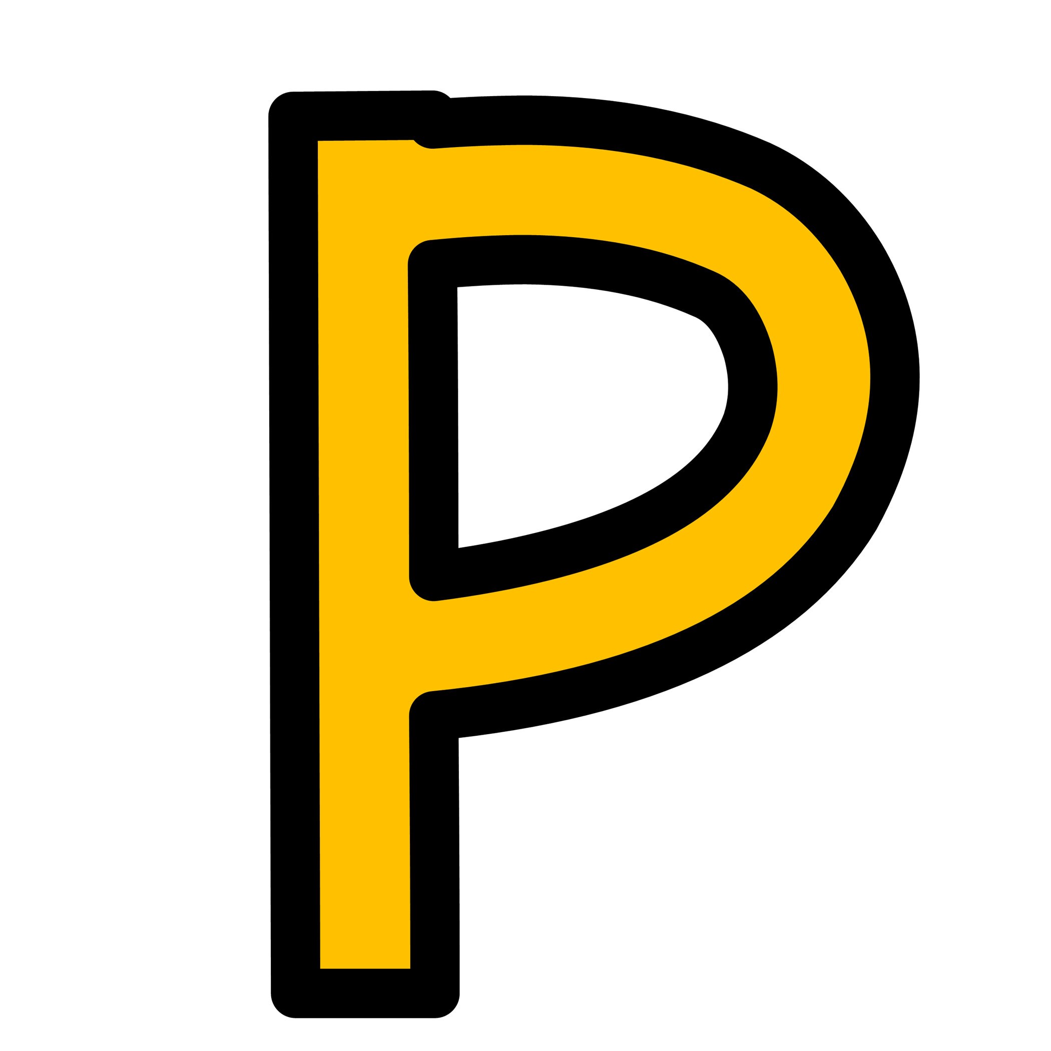 Printable Yellow Bulletin Board Large Alphabet Letters, Editable ...