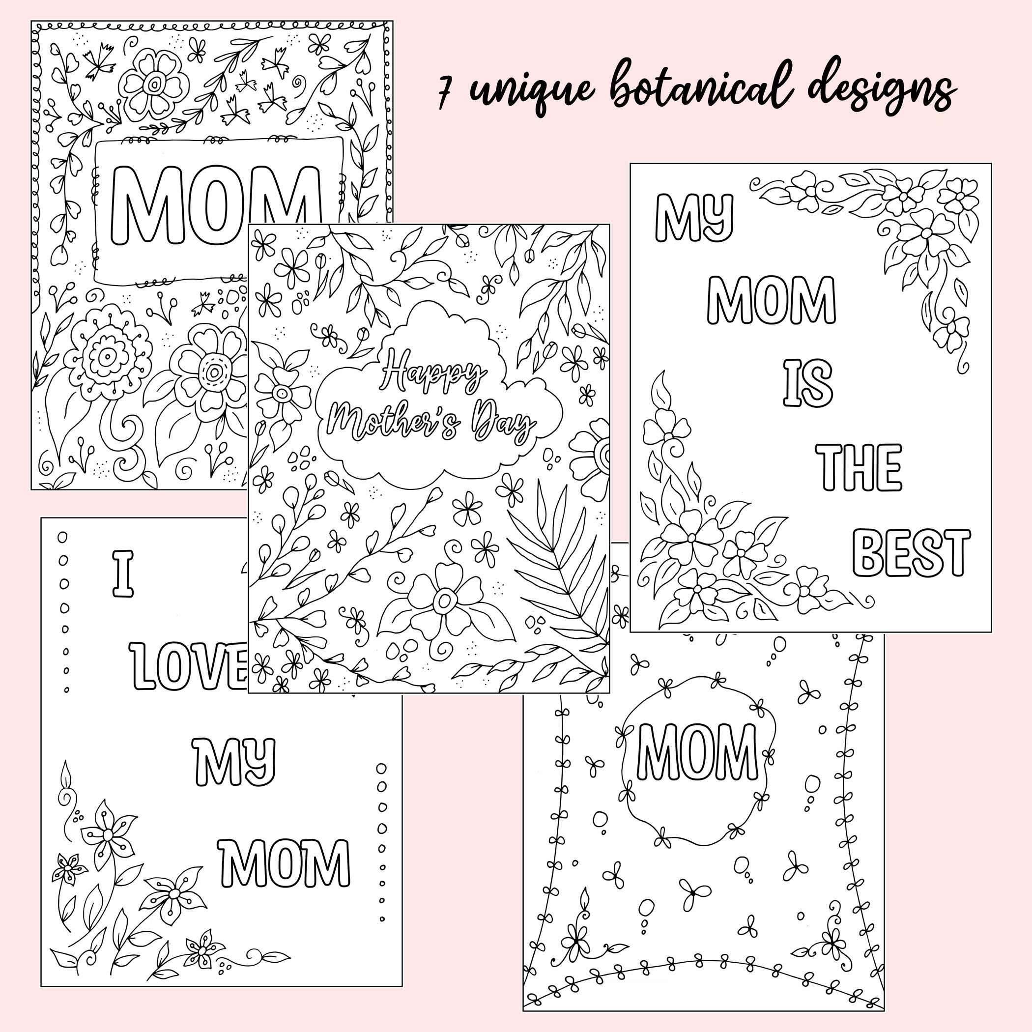 Printable Mother's Day Coloring Pages, Mother's Day Coloring Worksheets ...