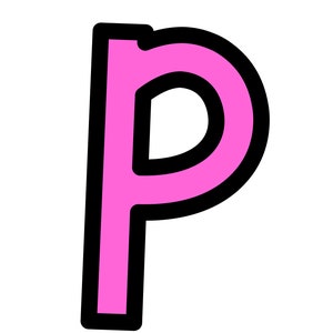 Printable Magenta Bulletin Board Large Alphabet Letters, Alphabet ...