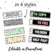 Classroom Labels, Black and White Classroom Labels for Kids, Student ...
