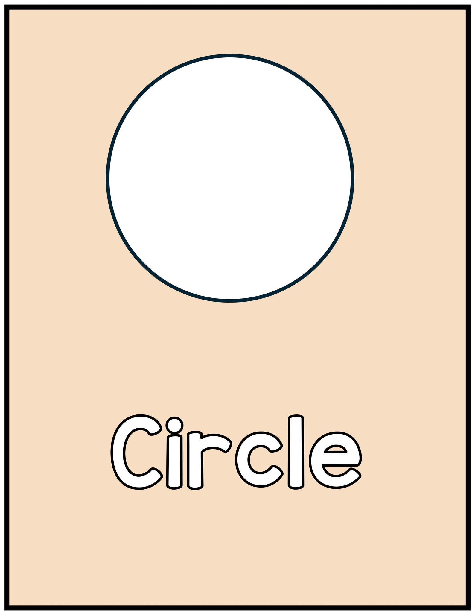 Printable Modern Calm Colors Shape Posters, Shape Posters Wall Display ...