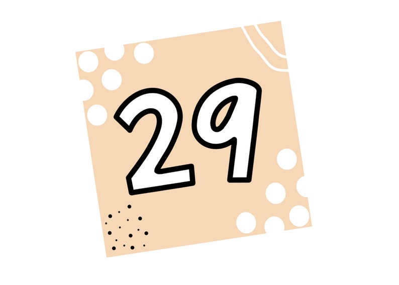 Printable Number Labels, Classroom Calendar Numbers, Boho Neutral ...