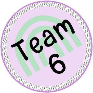 Boho Pastel Rainbow Classroom Table Team and Group Numbers - Etsy