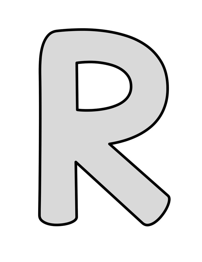 Printable Calm Colors Bulletin Board Letters, Large Alphabet Letters ...