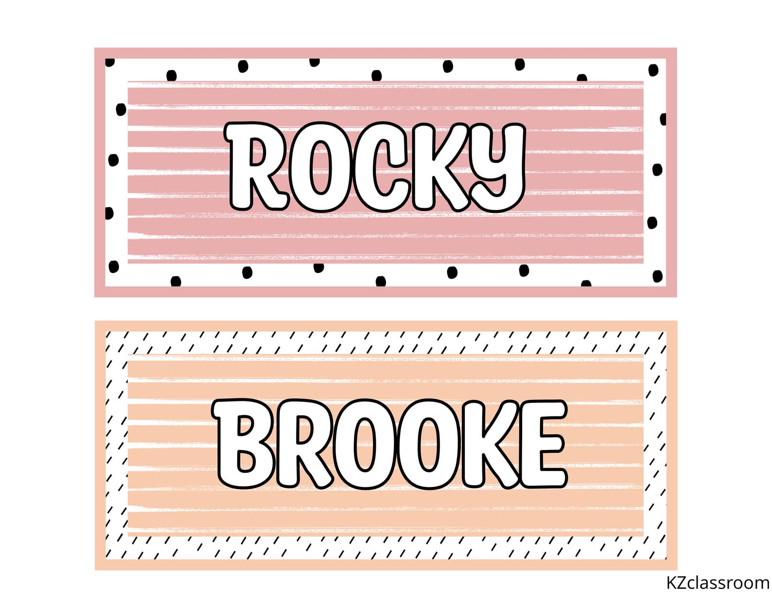 Classroom Labels, Student Name Tags, Back to School Colorful Name ...