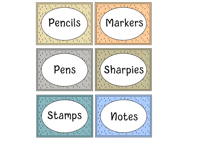 Classroom Labels Student Name Tags Back to School Labels - Etsy