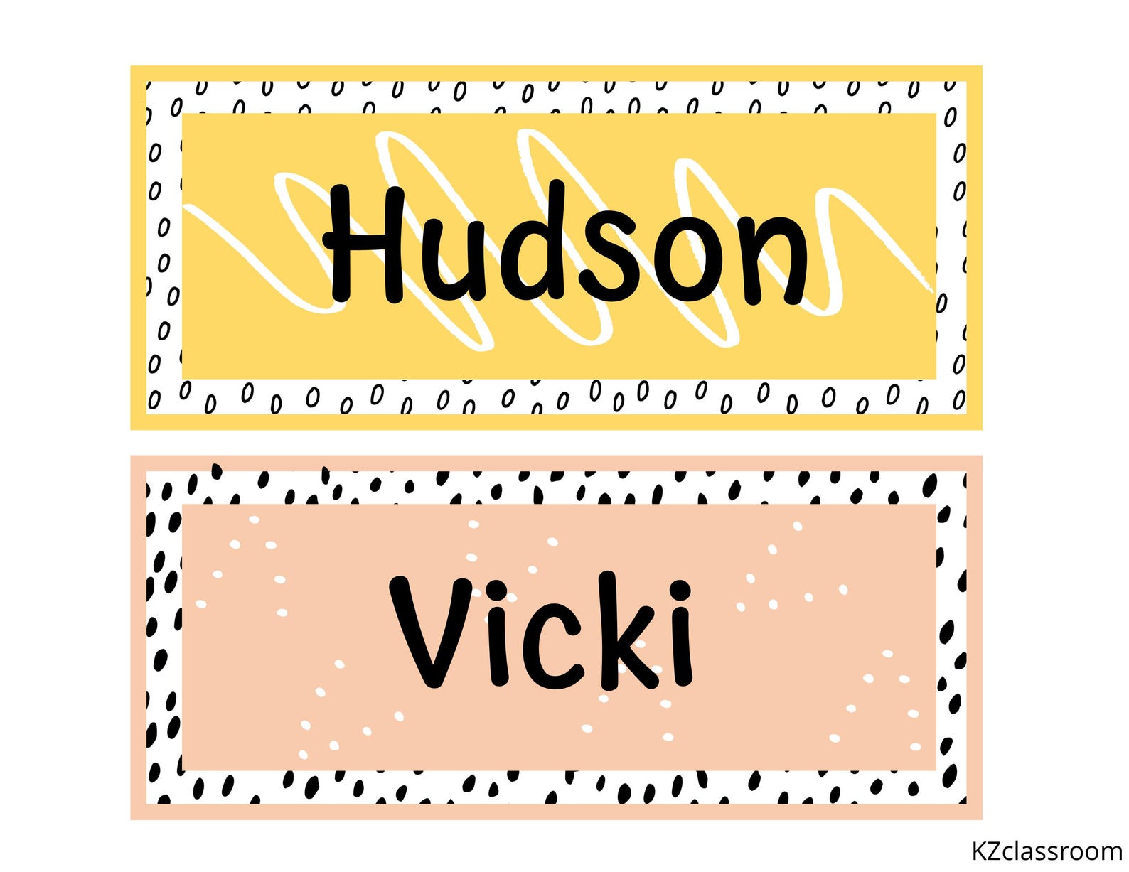 Classroom Labels, Student Name Tags, Back to School Colorful Name ...