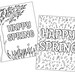 Printable Spring Coloring Pages, Welcome Spring Coloring Worksheets ...