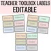 Printable Boho Neutral Name Labels, Student Name Labels, Classroom ...