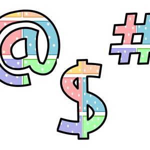 Bulletin Board Letters, Large Alphabet Letters, Printable Large ...