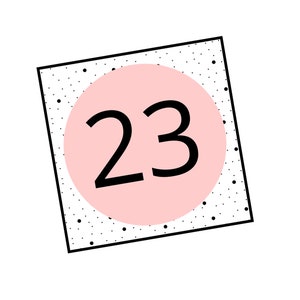 Printable Number Labels, Boho Spotty Number Labels, Classroom Calendar ...