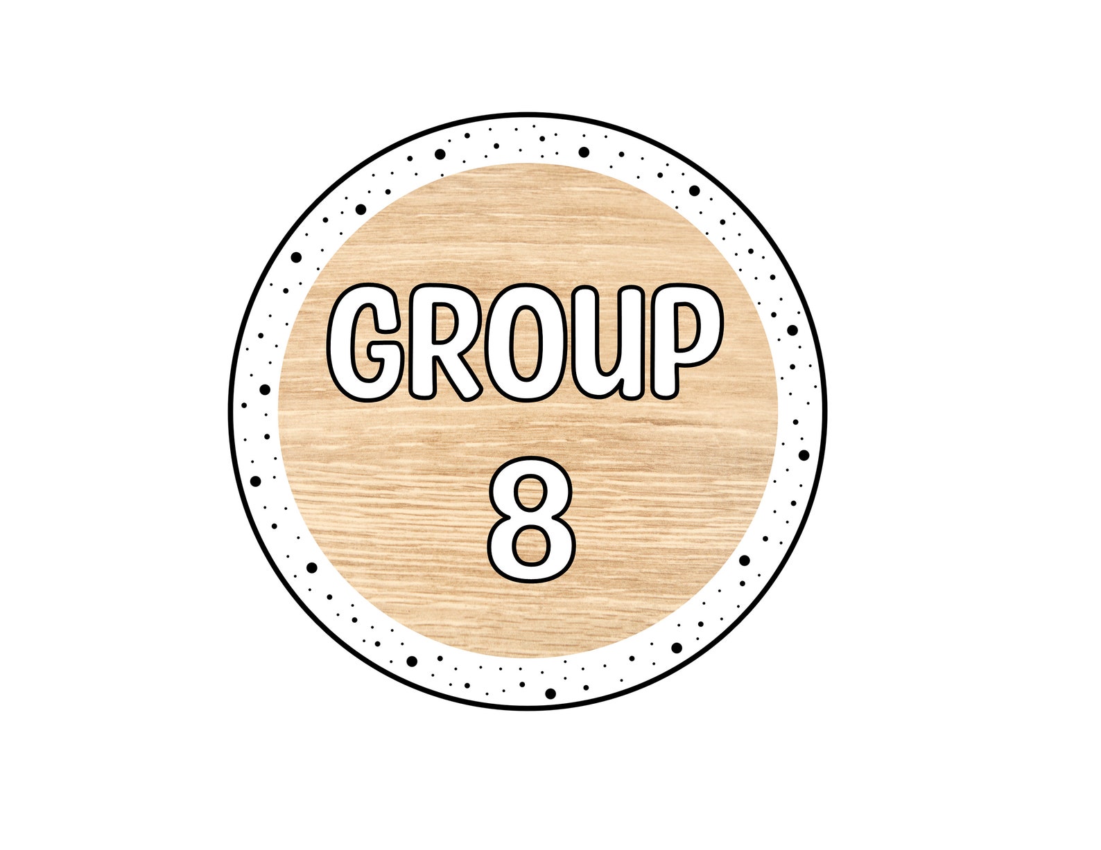 Classroom Table Numbers, Printable Table Numbers,round Table Numbers ...