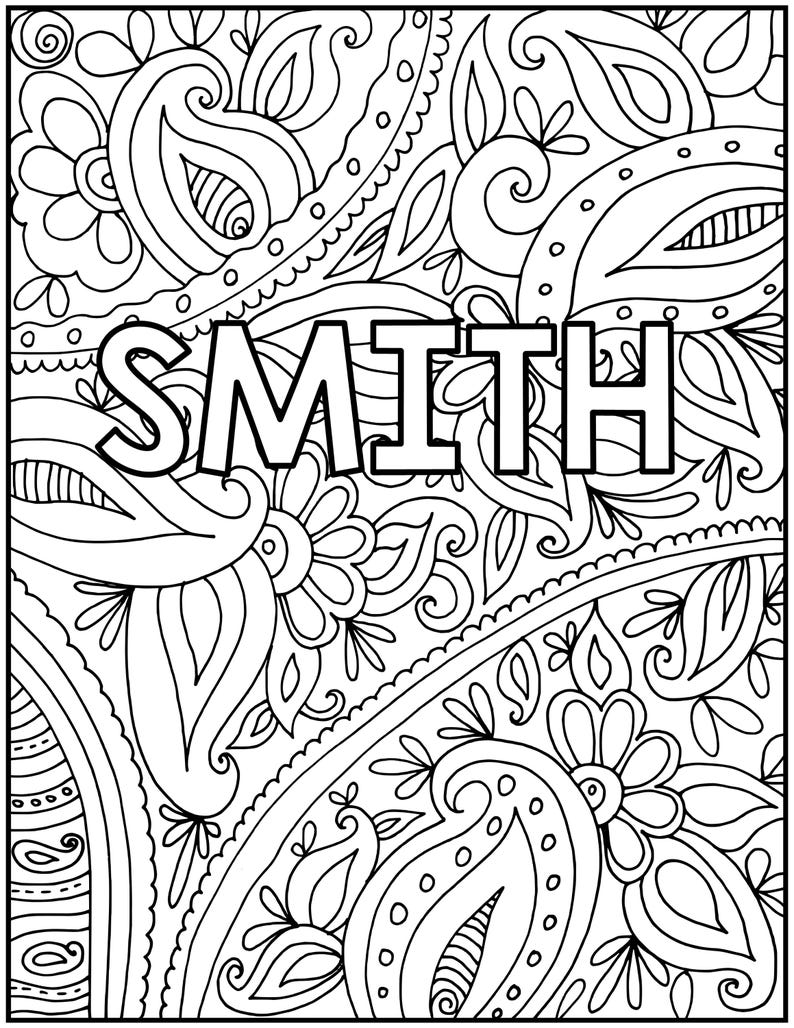 Printable Custom Name Coloring Pages, Coloring Worksheets for Kids ...