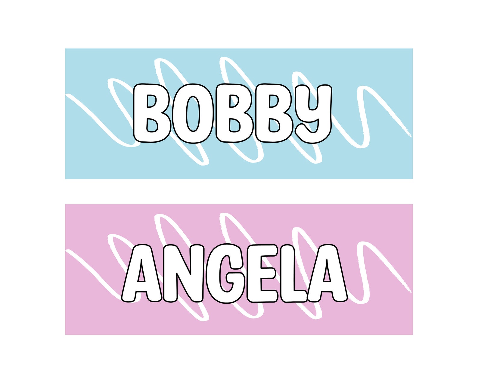 Student Name Labels, Pastel Color Name Tags, Student Cubby Name Plates ...