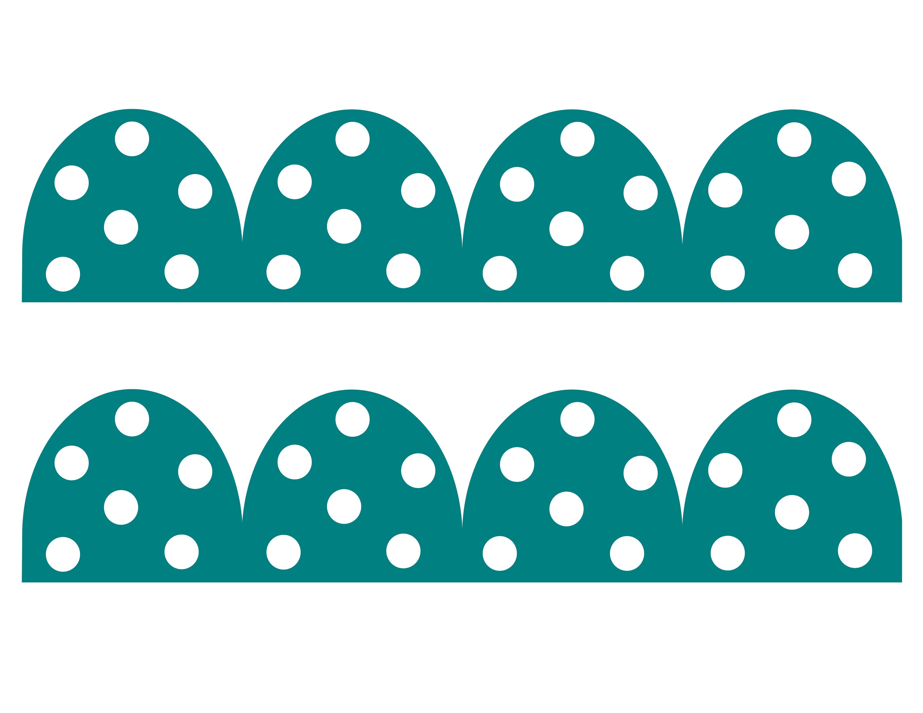 Polka Dots Bulletin Board Borders Classroom Borders Back to - Etsy