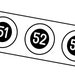 Printable Large Number Line, Black and White Large Number Line Wall ...