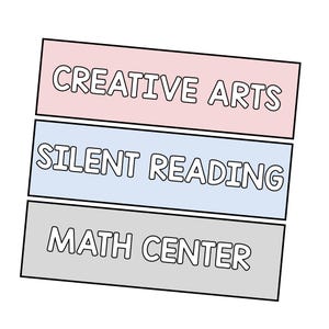 Printable Modern Calm Colors Classroom Schedule Cards, Editable ...