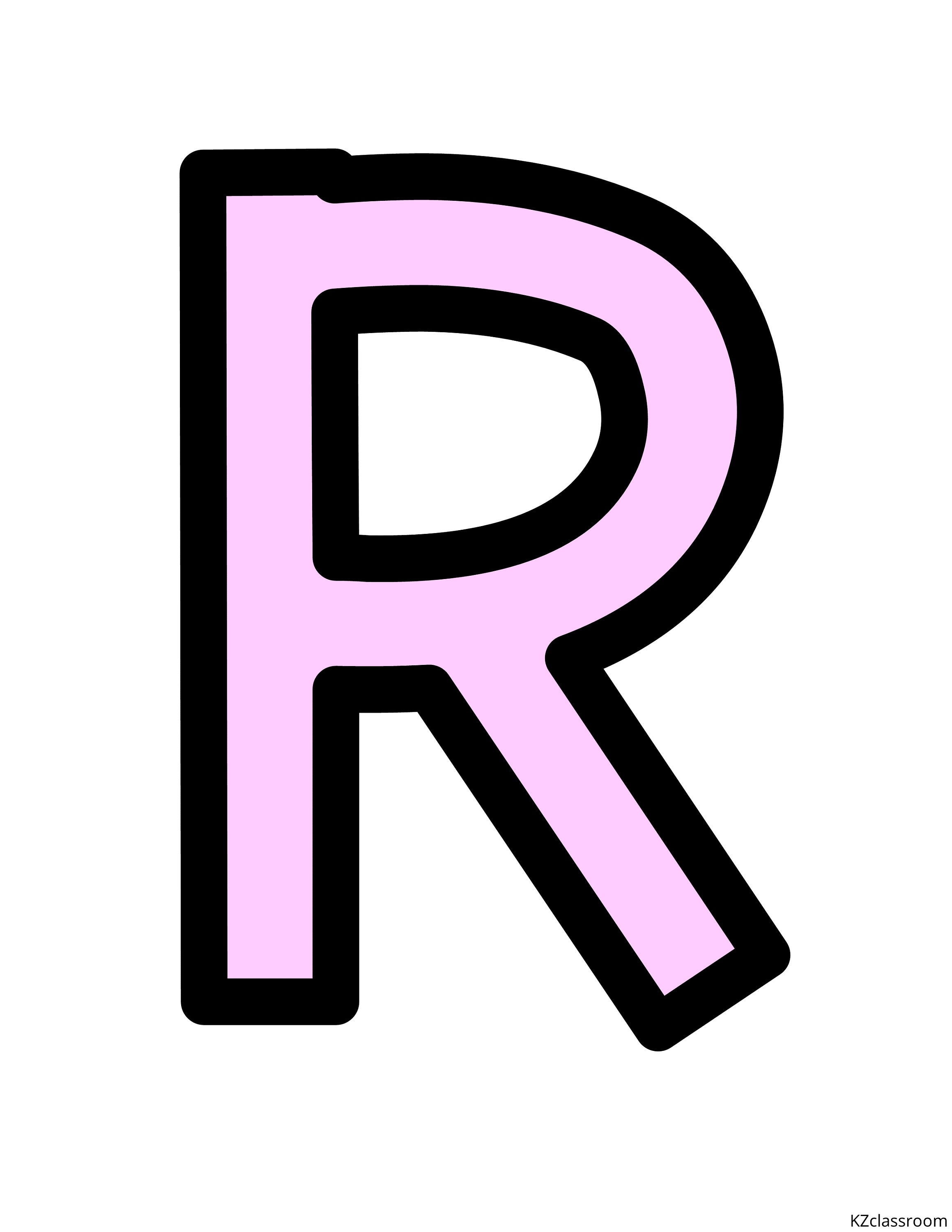 Printable Bright Bulletin Board Large Alphabet Letters, Colorful ...