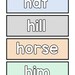 Printable Calm Colors Word Wall Labels, Word Wall Banners, Alphabet ...