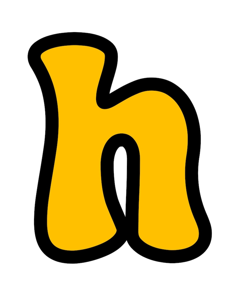 Printable Yellow Bulletin Board Letters for Elementary Decor, Large ...