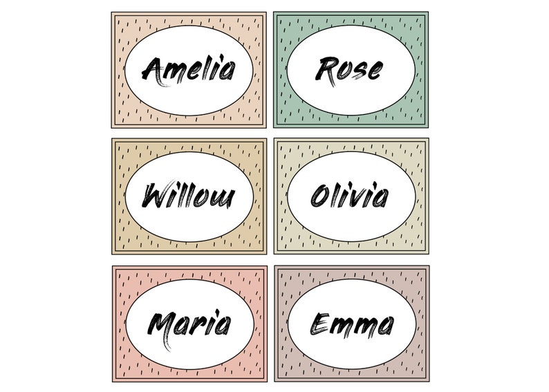 Classroom Labels Student Name Tags Back to School Labels - Etsy