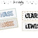 Printable Student Name Labels, Name Labels, Trolley Labels, Cubby ...