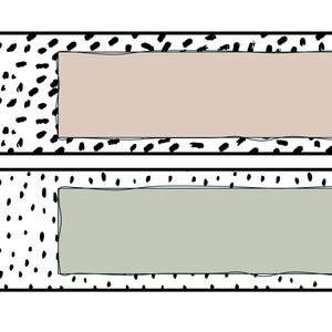 Printable Classroom Labels, Boho Neutral Student Name Plates, Desk Name ...