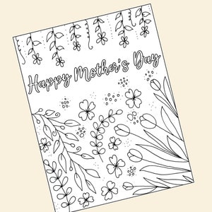 Printable Mother's Day Coloring Pages, Mother's Day Coloring Worksheets ...