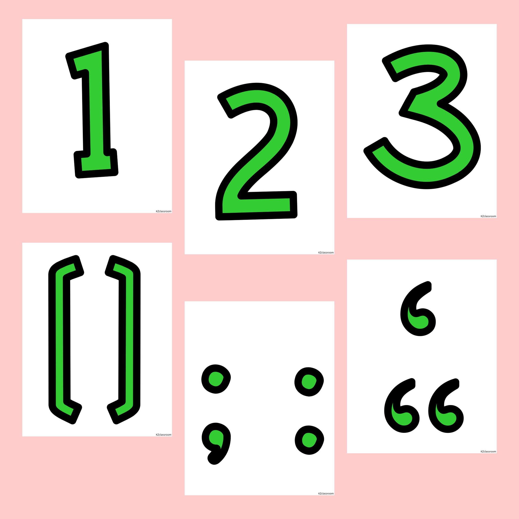 Printable Green Bulletin Board Large Alphabet Letters, Alphabet Letters ...