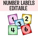 Printable Boho Neutral Name Labels, Student Name Labels, Classroom ...