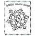 Printable Winter Snowflakes Coloring Worksheets, Editable Coloring ...
