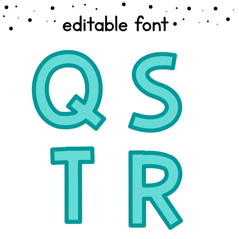 Printable Colorful Bulletin Board Alphabet Letters, Alphabet Letters ...