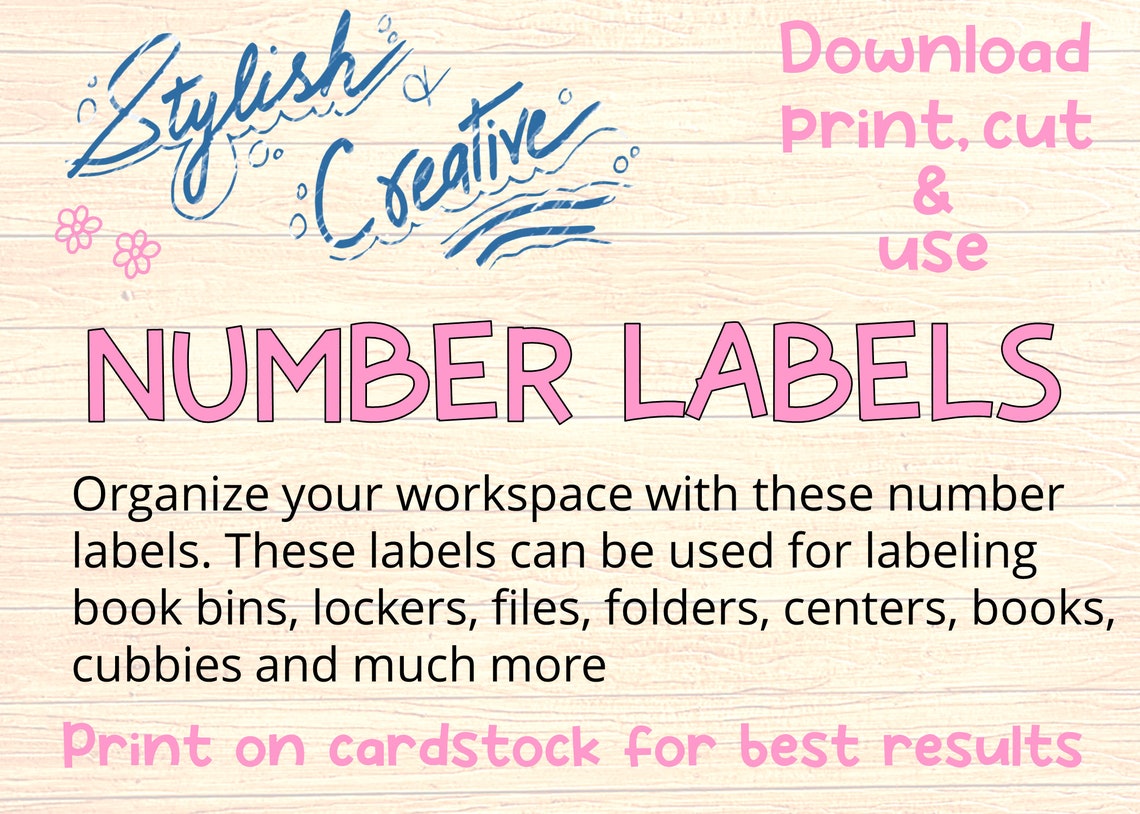 Printable Classroom Calendar Numbers, Square Number Cards, Printable ...