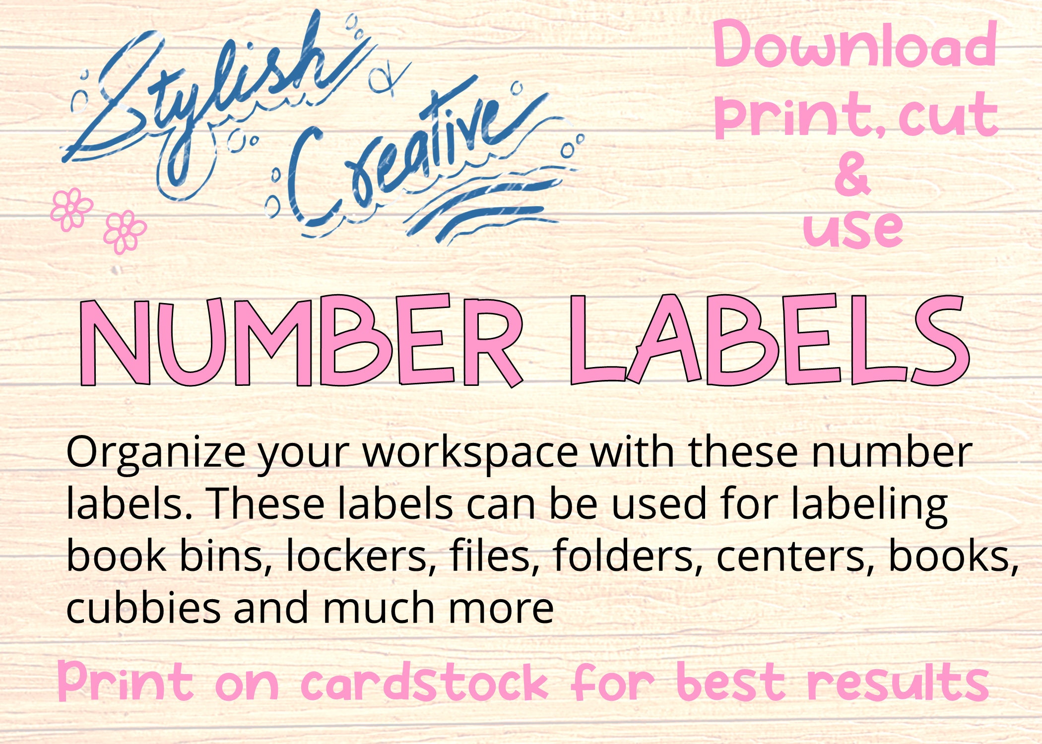 Printable Classroom Calendar Numbers, Square Number Cards, Printable ...